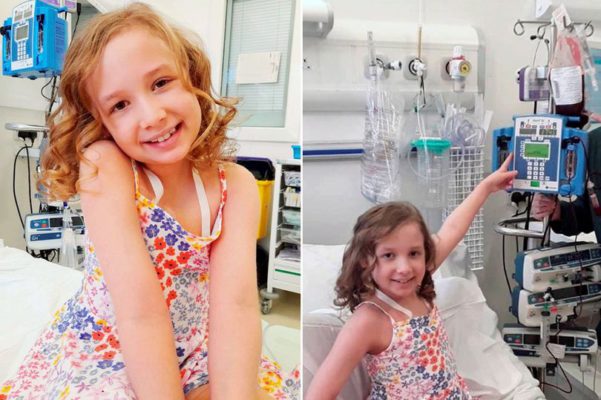 Little Evie, 8, gets life-saving transplant after only match in world ...