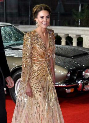 Stunning! Kate Middleton makes four big beauty changes for Bond red carpet