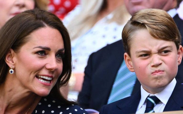 Video: Prince George and Kate’s sweet moments captured at Wimbledon