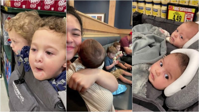 Mum's Surprise after Giving Birth to her Second set of Twins