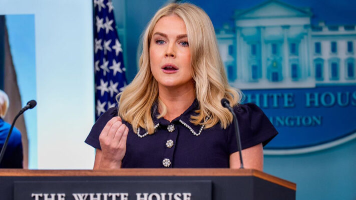 Karoline Leavitt Wears Cross Necklace Again After South Park Parody ...