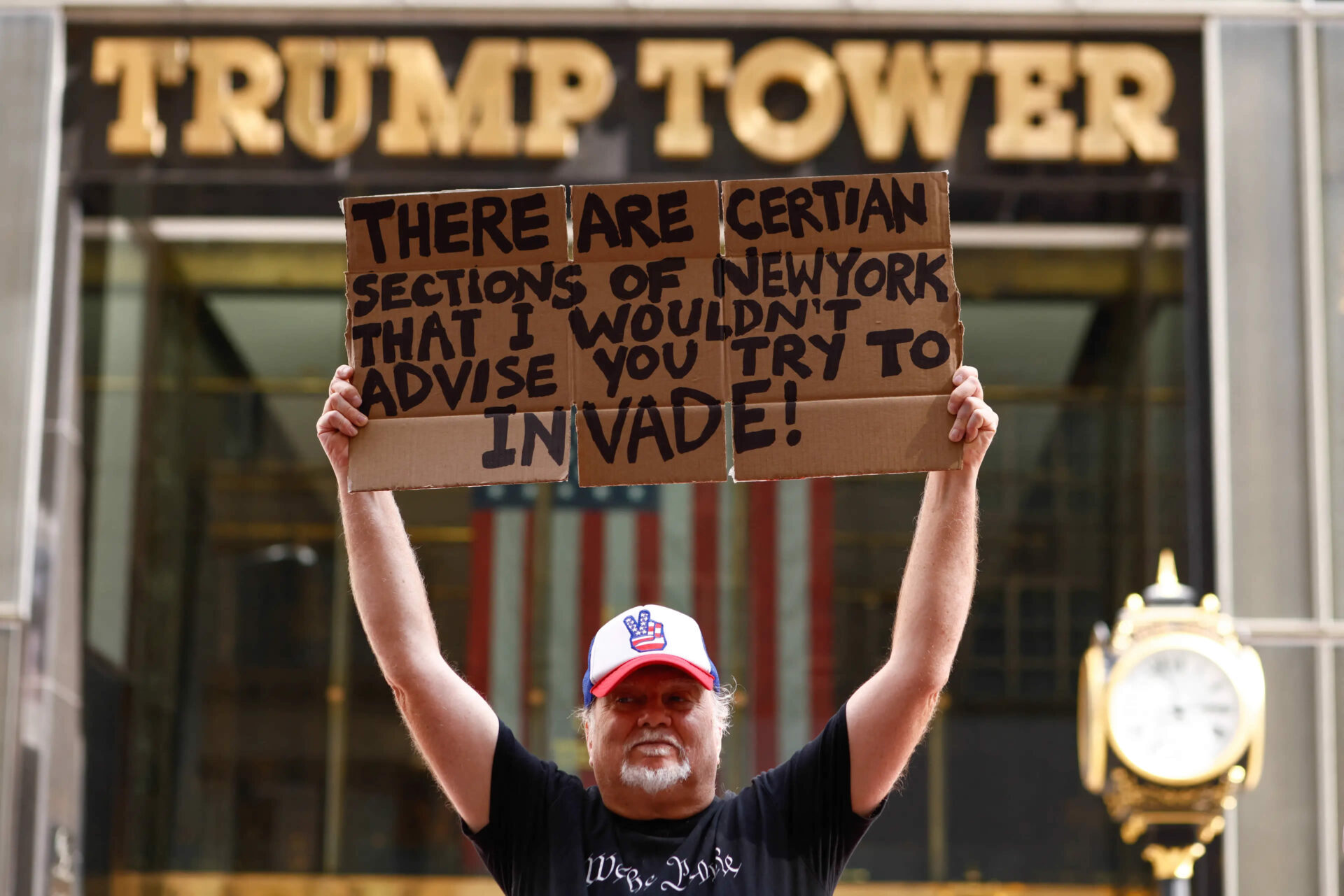 Labor Day Turns Into a Showdown in NYC as Protesters Target Trump and ...